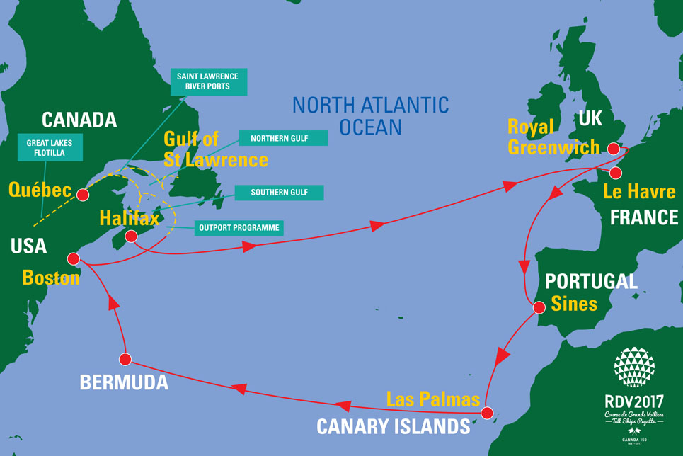 Rendez-Vous 2017 Tall Ships Regatta - Sail Training International
